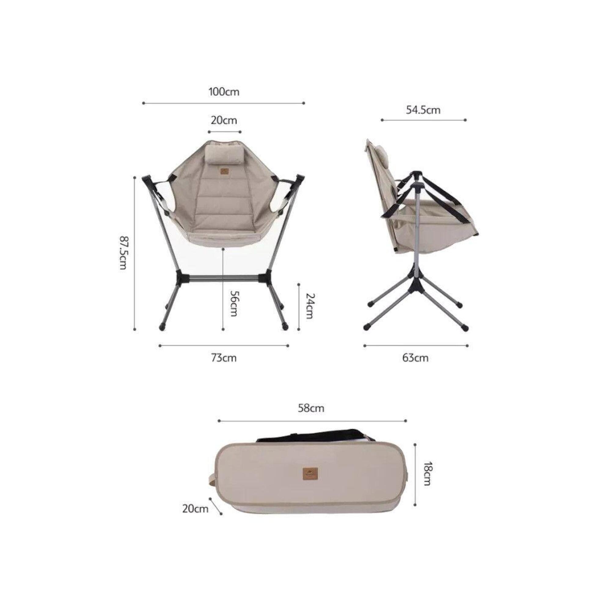 Kempingové skládací křeslo YL11 NH21JJ004 NATUREHIKE - Decathlon