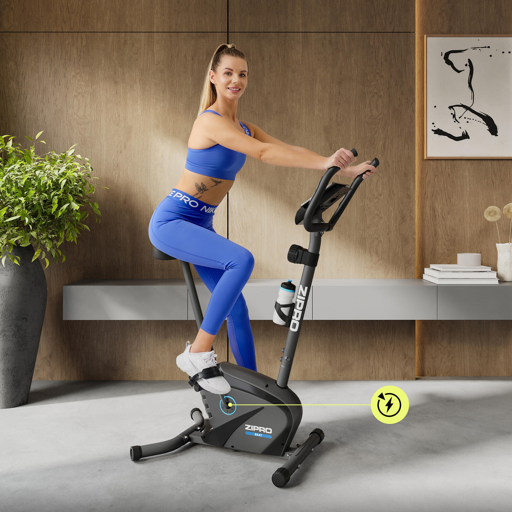 Hometrainer Zipro Beat magnetische weerstand 6 kg voor fitness en ...