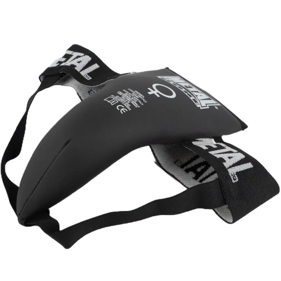 Metal Boxe Coquille De Protection Femme Noir L | Decathlon