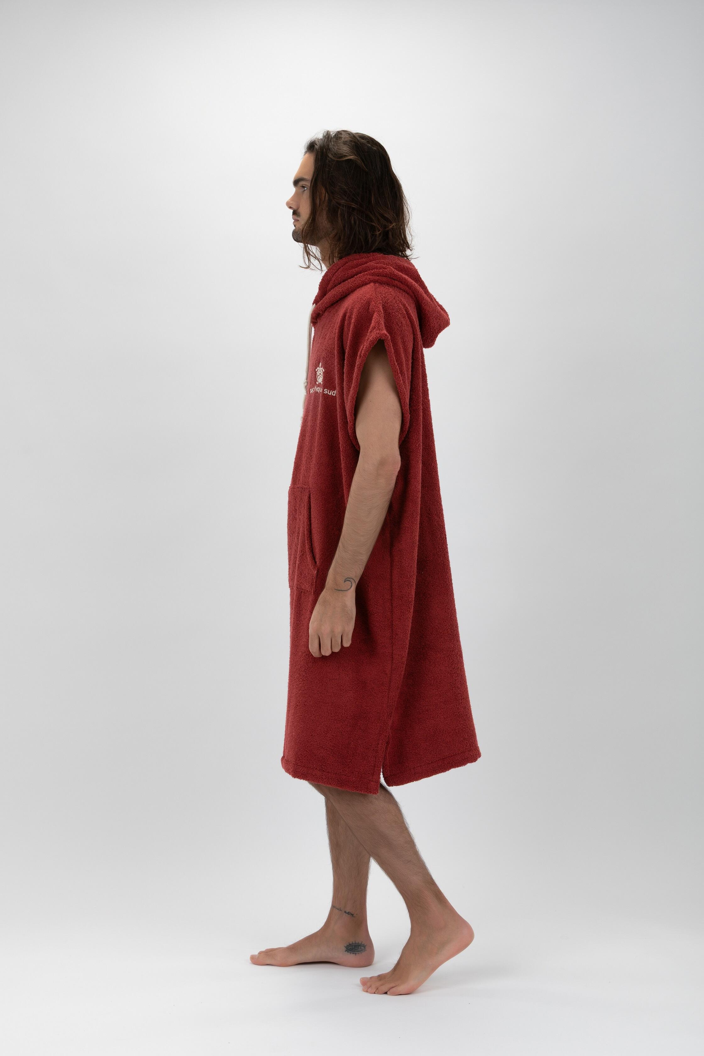 Pacifique Sud, Surf Poncho, Burgundy, Sleeveless, Large Size PACIFIQUE ...