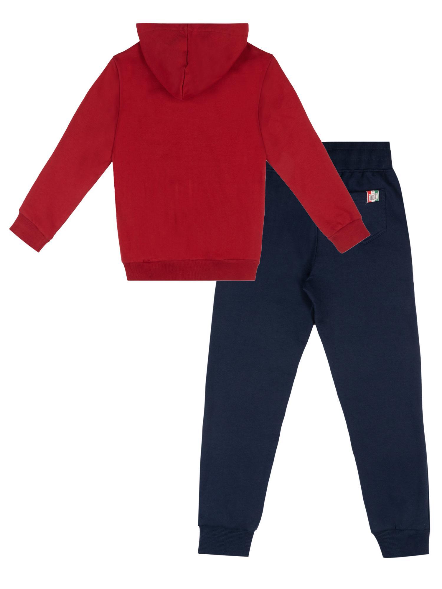 Chándal infantil de invierno "Vintage" con capucha y cremallera LEONE ...