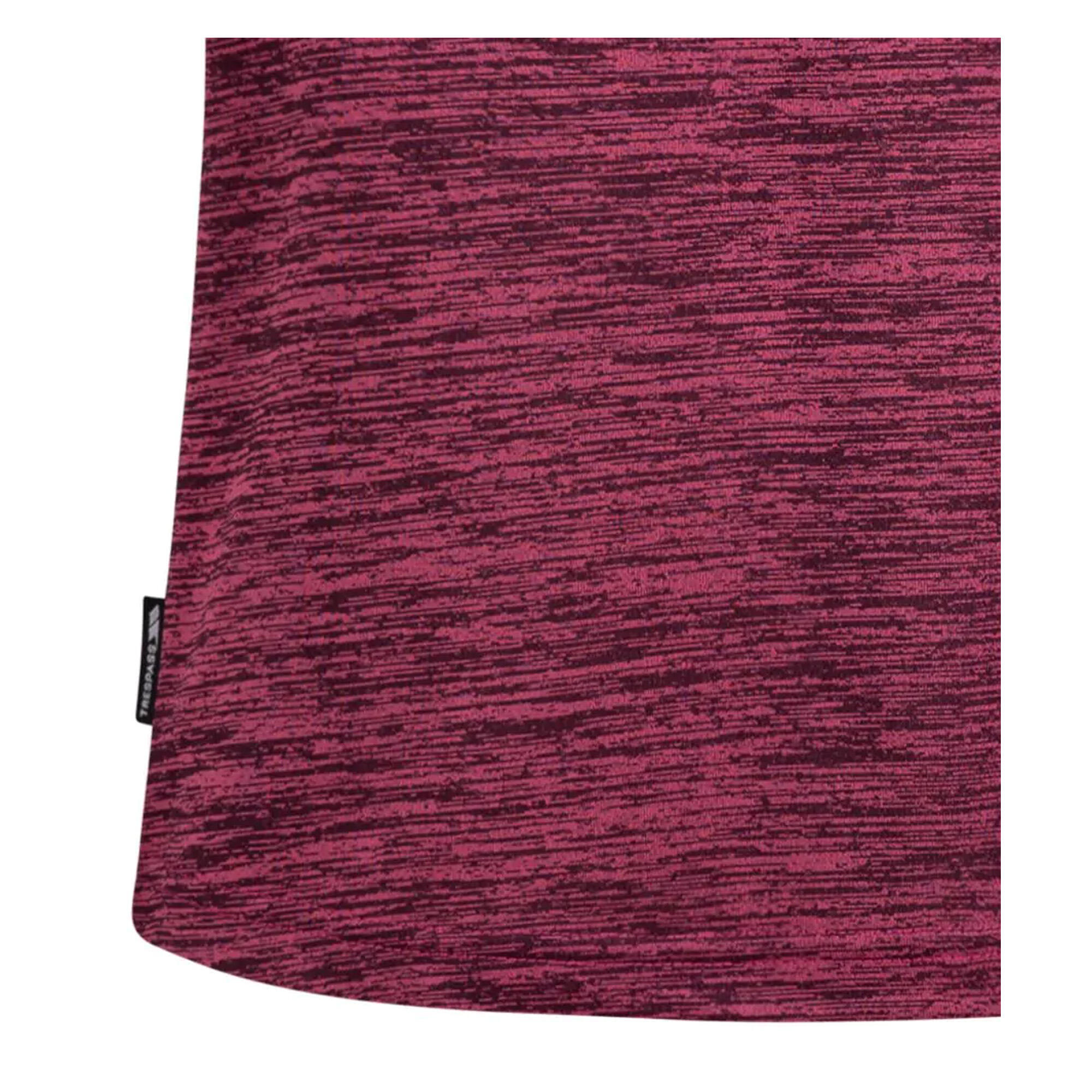 Dames Selinne Duo Skin Active Top (Cassis Marl) | Decathlon