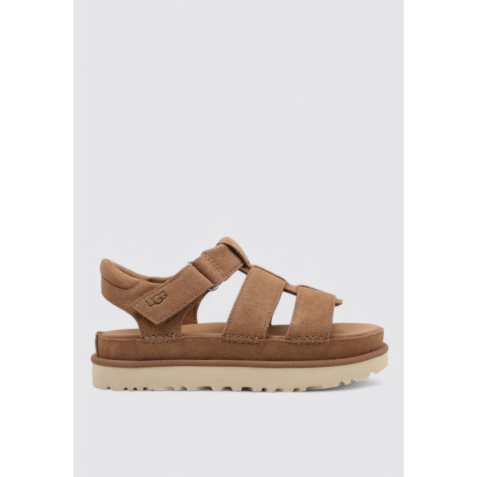 UGG W Goldenstar Strap, sandales plateforme femme marron UGG | Decathlon