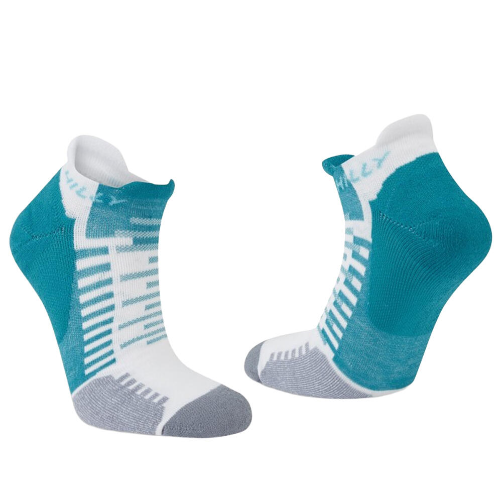 Unisex Adult Active Socklets (Teal/White) | Decathlon