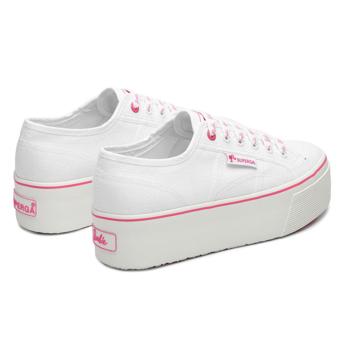Womens/Ladies 2790 Classic Barbie Trainers (White/Pink) SUPERGA | Decathlon