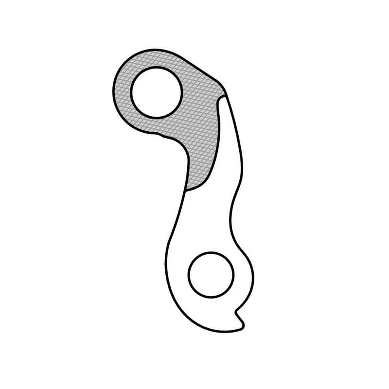 Patte derailleur alu adaptable cadre bergamont (gh - 227) MARWI | Decathlon