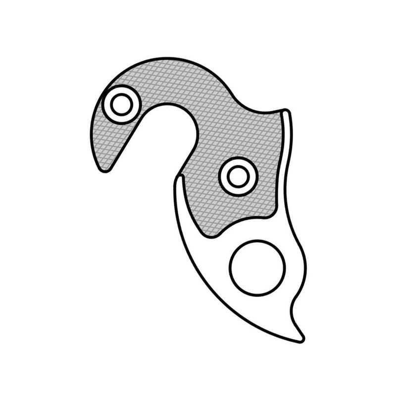 Patte derailleur alu adaptable cadre merida / wilier / centurion (gh ...