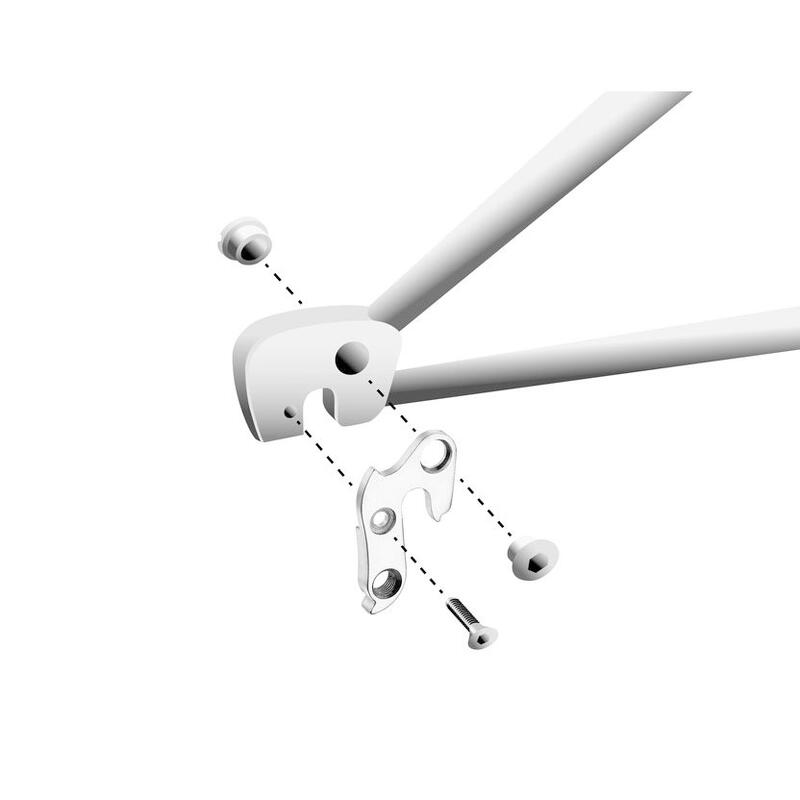 Patte derailleur alu adaptable cadre focus / cube / haro / khs ...