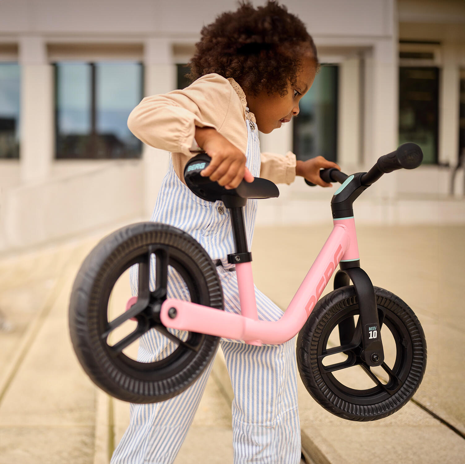 Loopfiets voor Kinderen, 2+ Jaar, 10 Inch, MOOV 10 Roze | Decathlon
