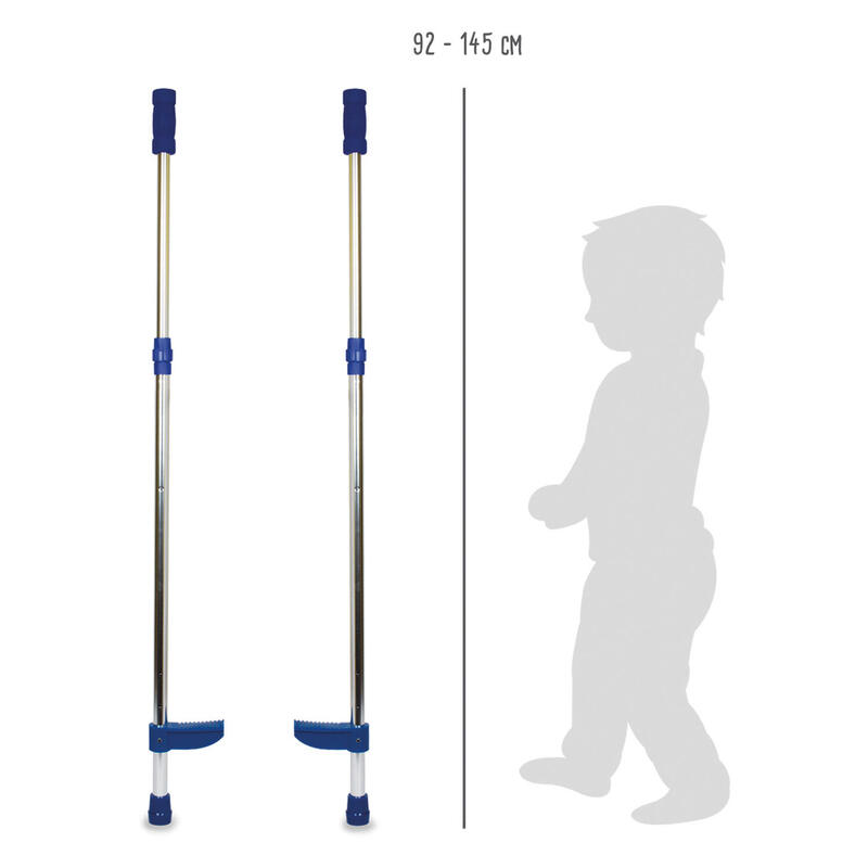 Stilt en métal réglable pour enfants en bleu, 145 cm SMALL FOOT | Decathlon