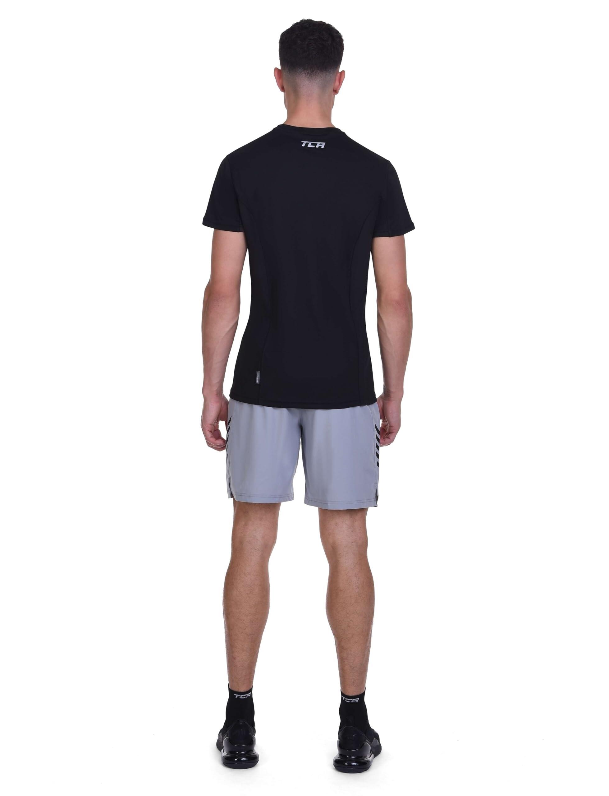 Men's Laser Light Weight Running Shorts with Pockets - Cool Grey ...