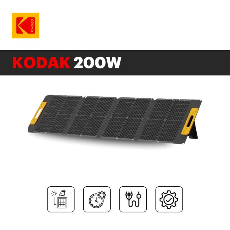 KODAK Kit Station Électrique Portable S600 + Panneau Solaire 200W - Pour Camping KODAK | Decathlon