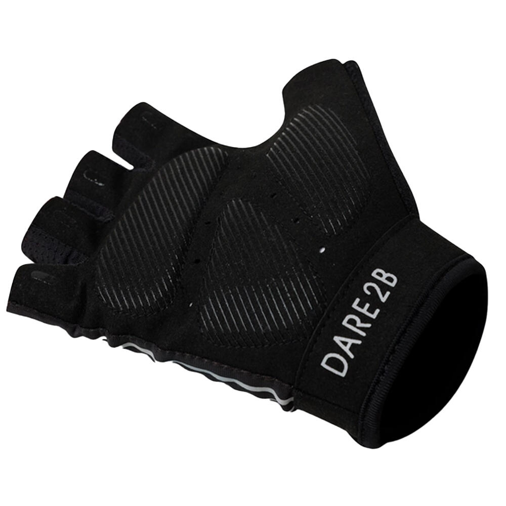 Womens/Ladies Reflective Cycling Mitts (Black) | Decathlon