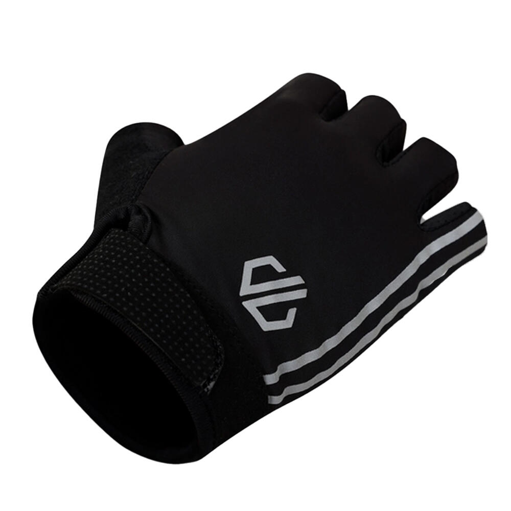Womens/Ladies Reflective Cycling Mitts (Black) | Decathlon