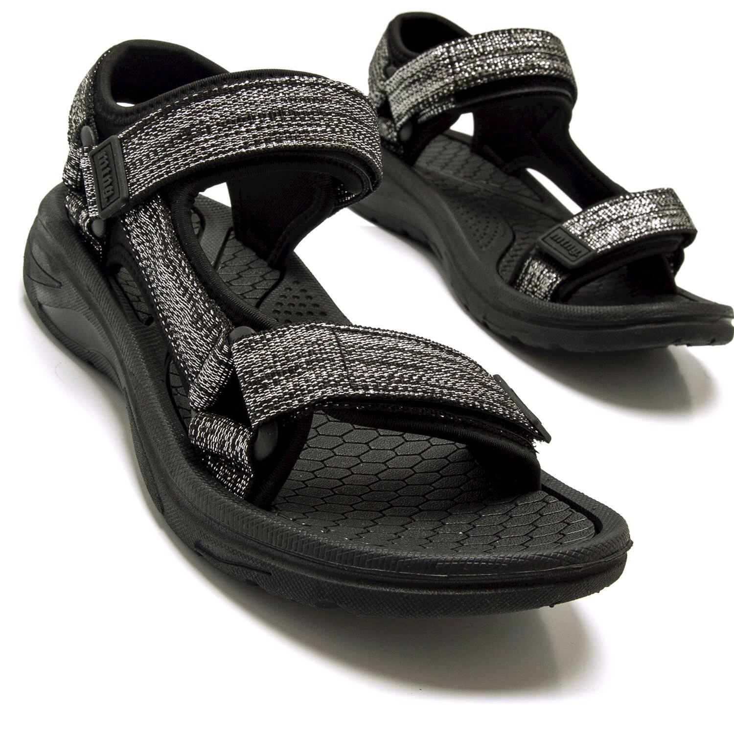 SANDALIAS PLANAS Mujer MTNG TORNADO negro | Decathlon