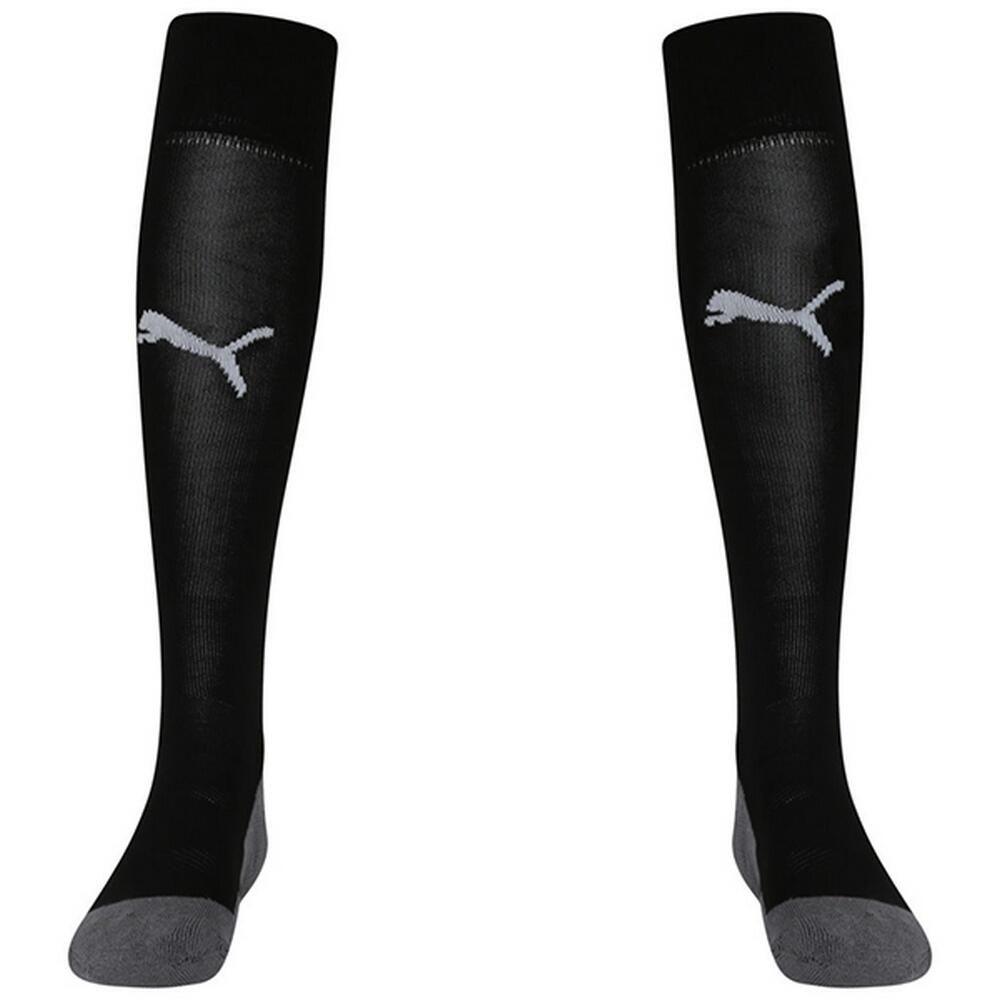 Childrens/Kids Liga Core Football Socks (Grey/Silver) - Decathlon