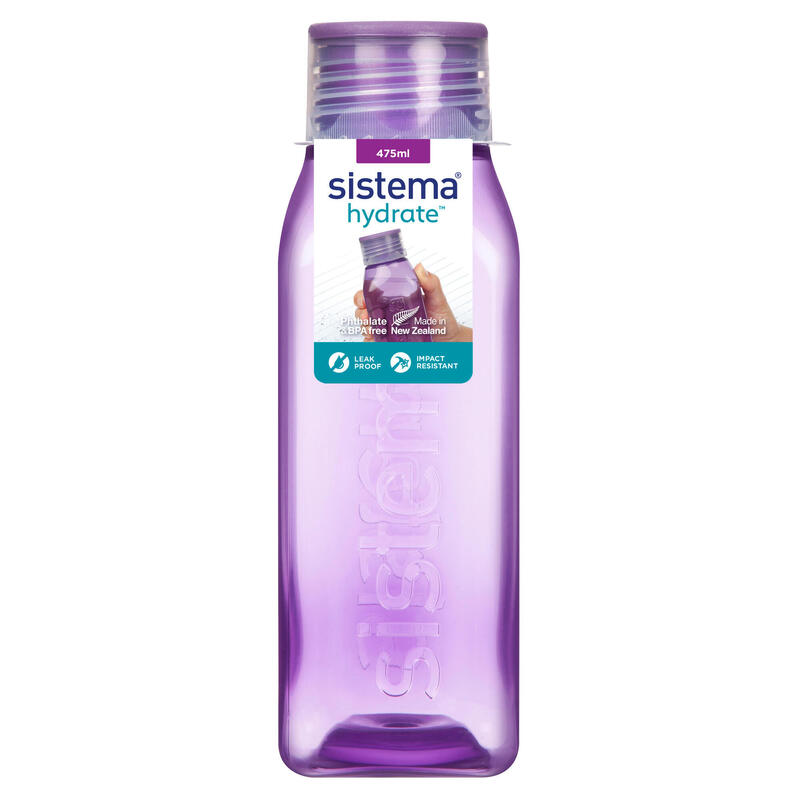 Hydrate Square Kulacs csavaros fedővel 725 ml SISTEMA - Decathlon