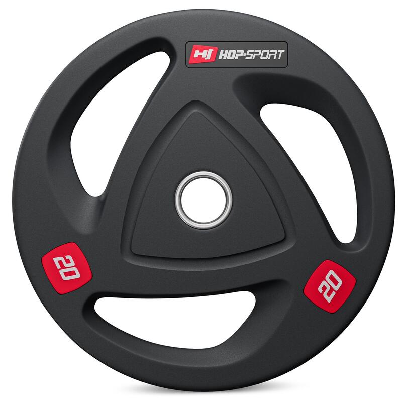 Ensemble de poids olympiques pour barre Hop-Sport HS-OD20 2x20kg 51mm ...