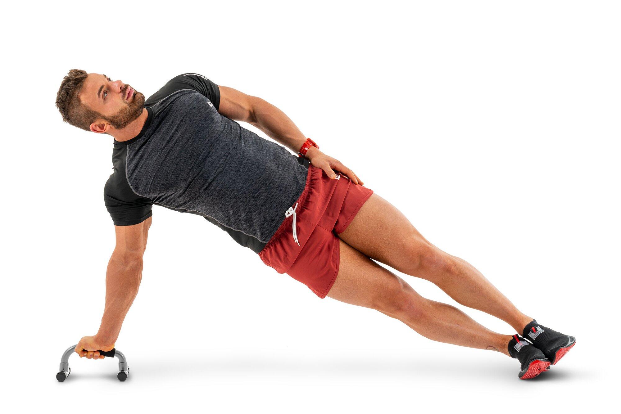 Maniglie per flessioni - maniglie push up - bars stand- grigie HOP ...
