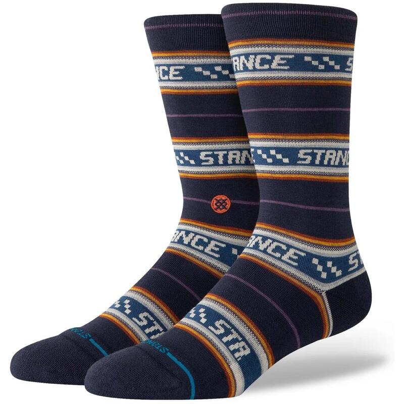 Chaussettes Stance modèle A545D24FLO-NVY pour unisexe STANCE | Decathlon
