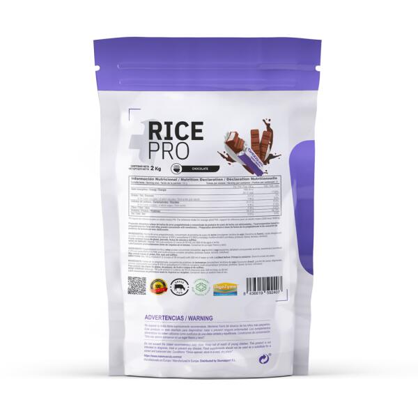 Rice Pro (Rijstroom + Wei) - 2 kg Melkchocolade MM Supplements ...