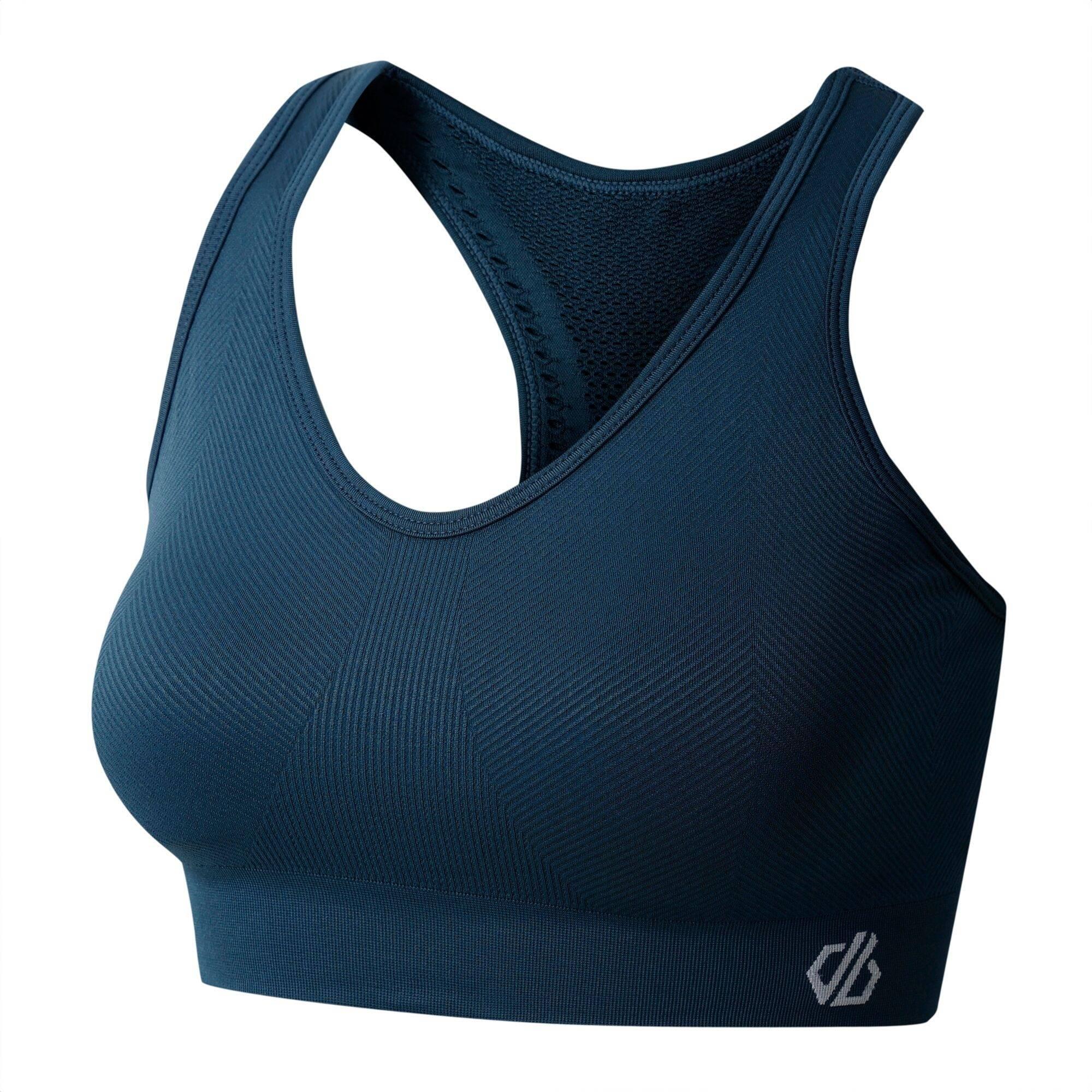 Womens/Ladies React Sports Bra (Moonlight Denim) DARE 2B | Decathlon