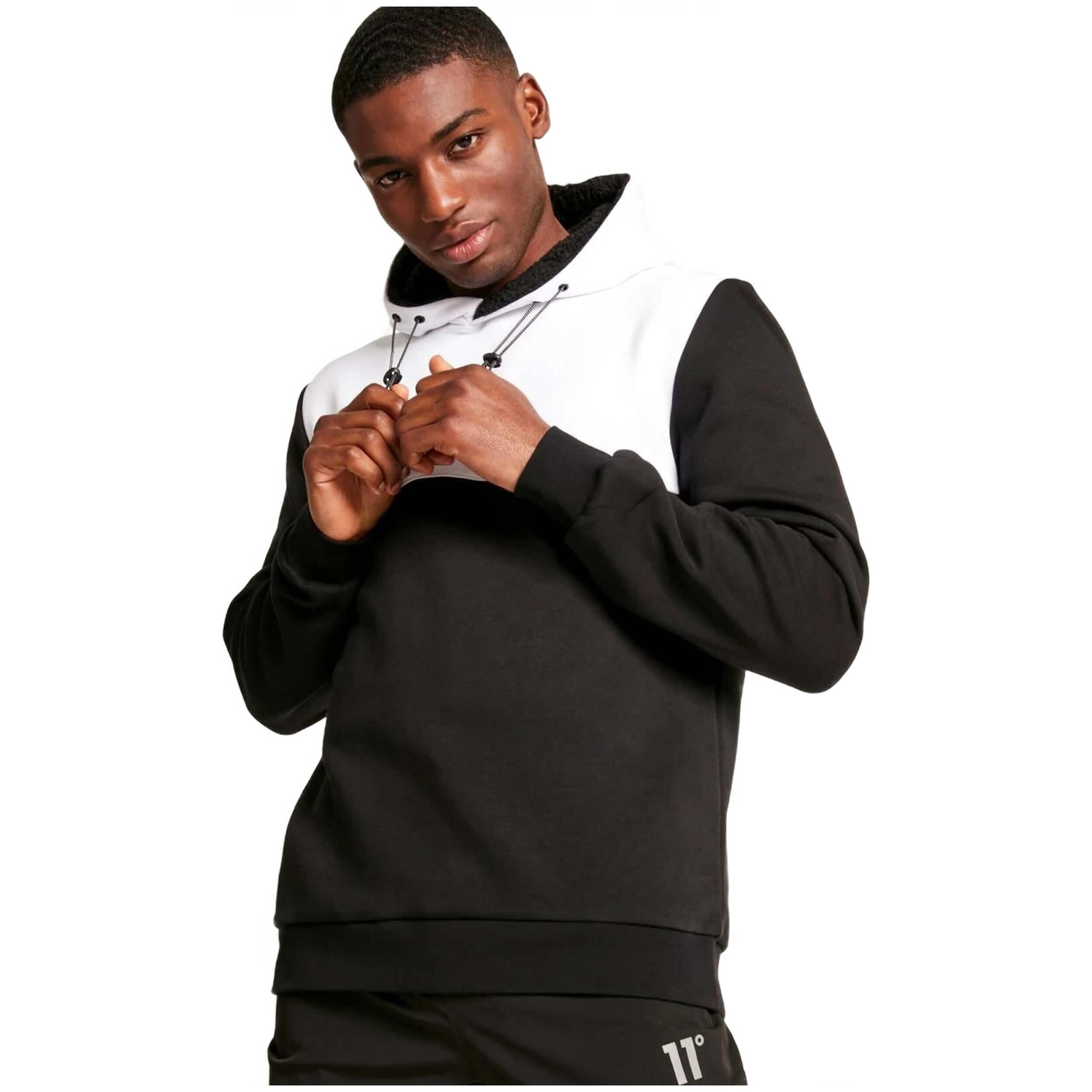Felpa con cappuccio 11 degrees modello 11D1373-047 per uomini 11ELEVEN ...