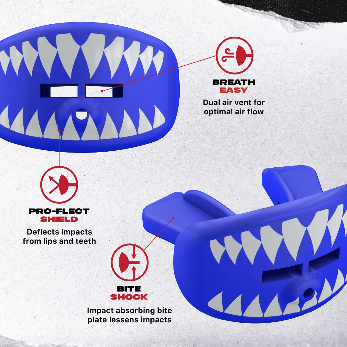 SAFEJAWZ Lip Protector Sports Mouth Guard | Decathlon
