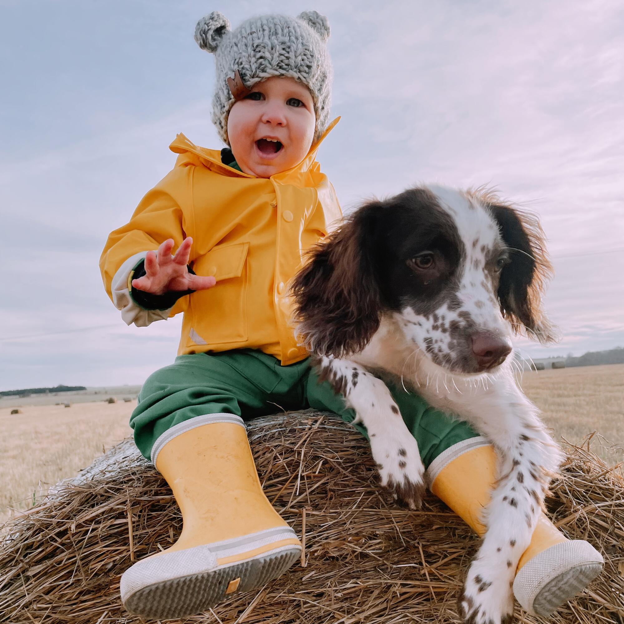 Spotty Otter Forest Ranger PU Jacket Yellow | Decathlon