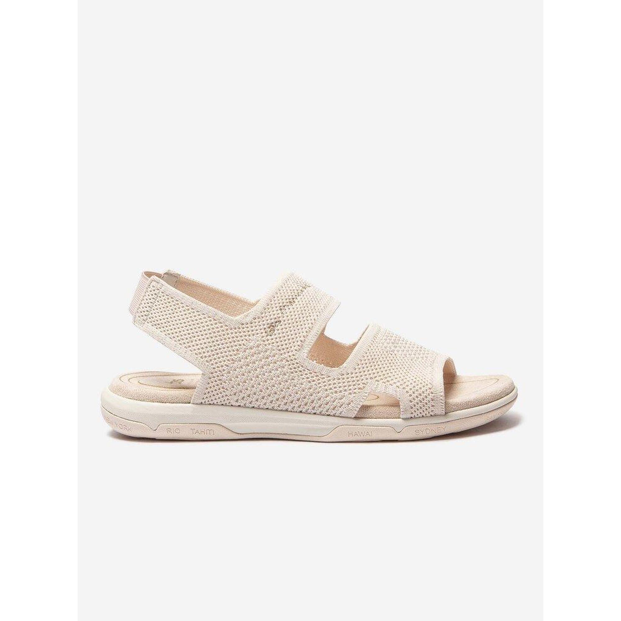 Sandales plates Femme - JAZKNIT Chine Lin + Gold TBS | Decathlon