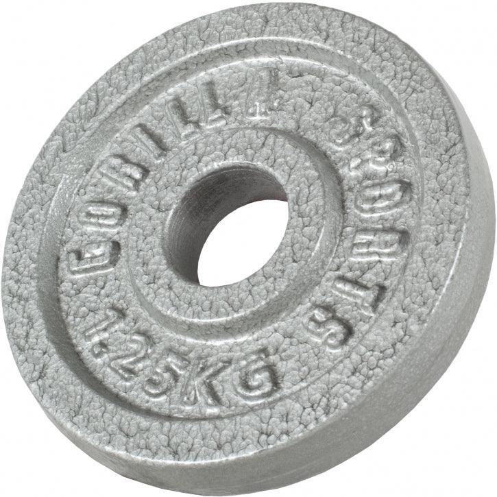 DISQUE DE MUSCULATION FONTE GRIS | DIAM 31MM | AU CHOIX DE 1,25KG À ...