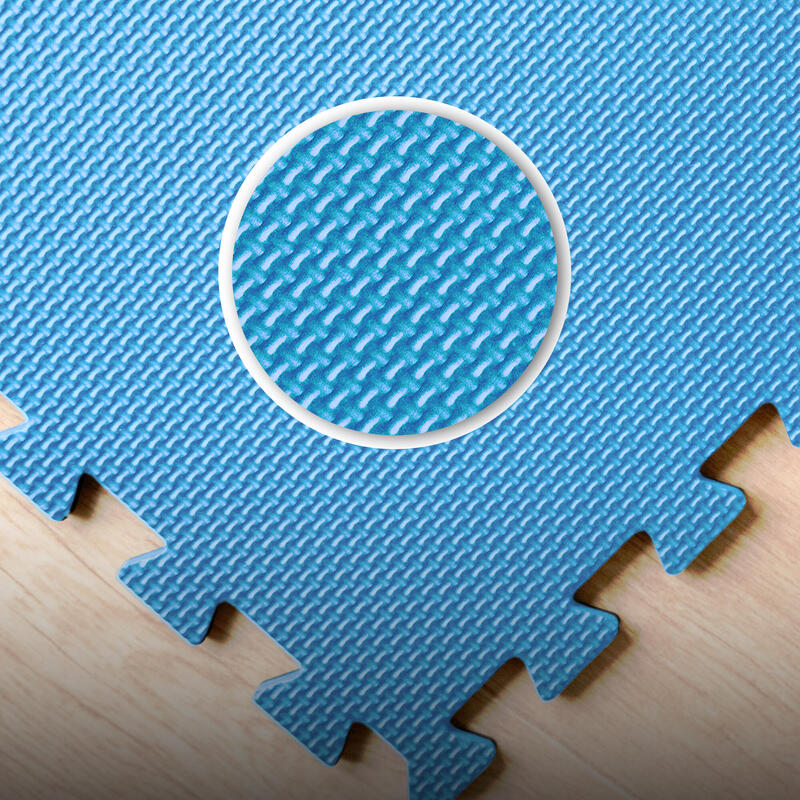 Tapis de protection sol - 18 dalles puzzle et 27 bordures - Tapis ...