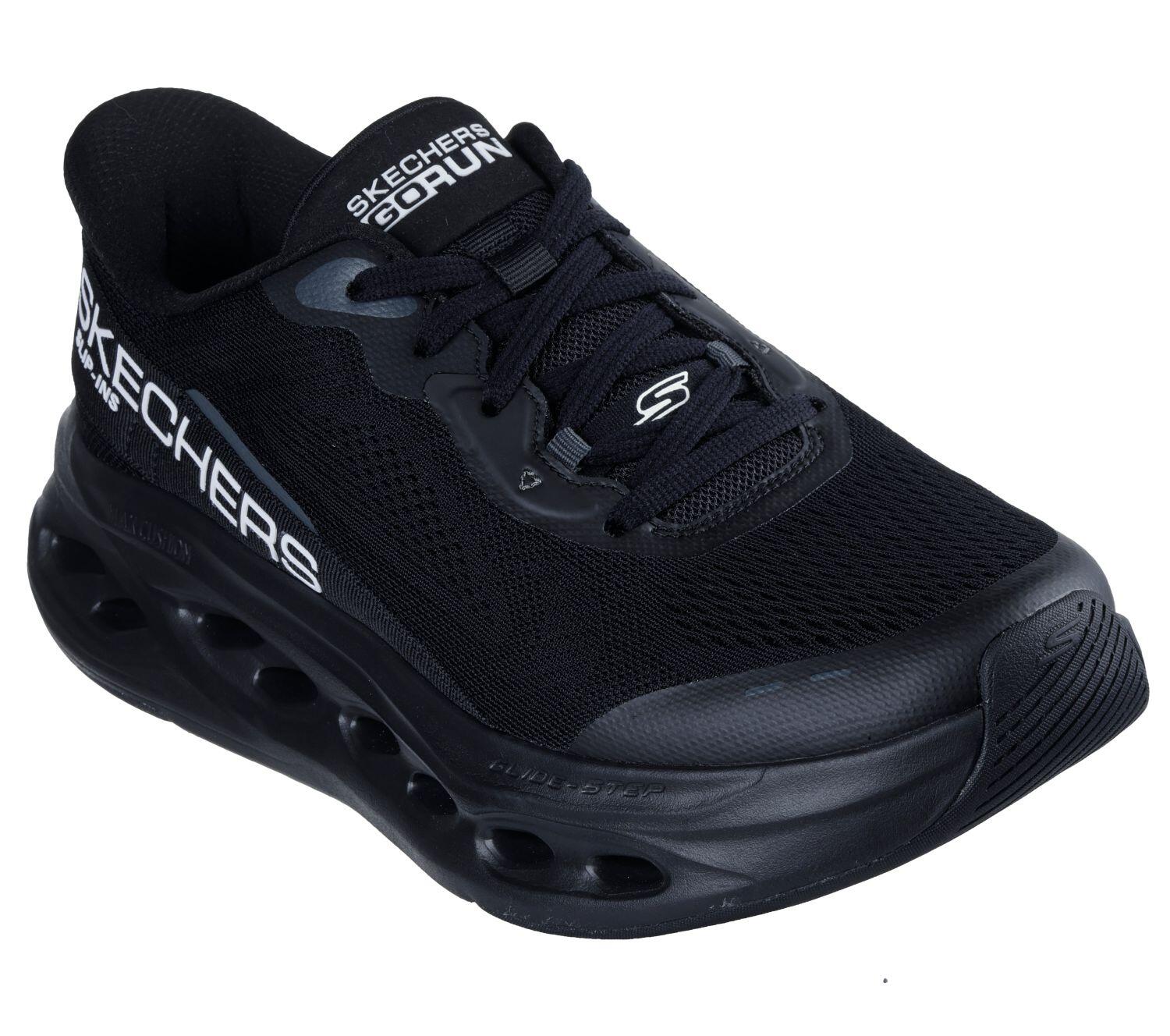 Homme MAX CUSHIONING GLIDE-STEP ADVERT Slip-On Noir | Decathlon
