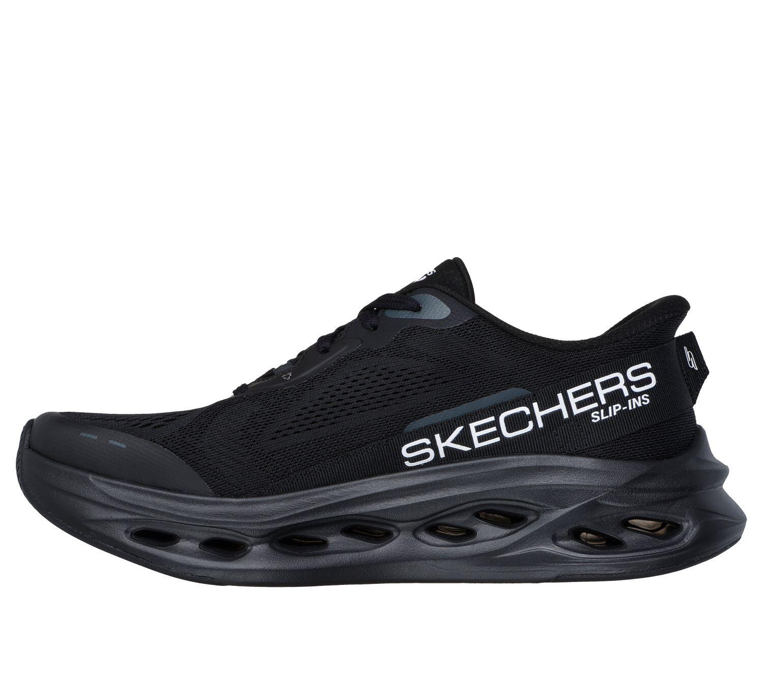 Homme MAX CUSHIONING GLIDE-STEP ADVERT Slip-On Noir | Decathlon