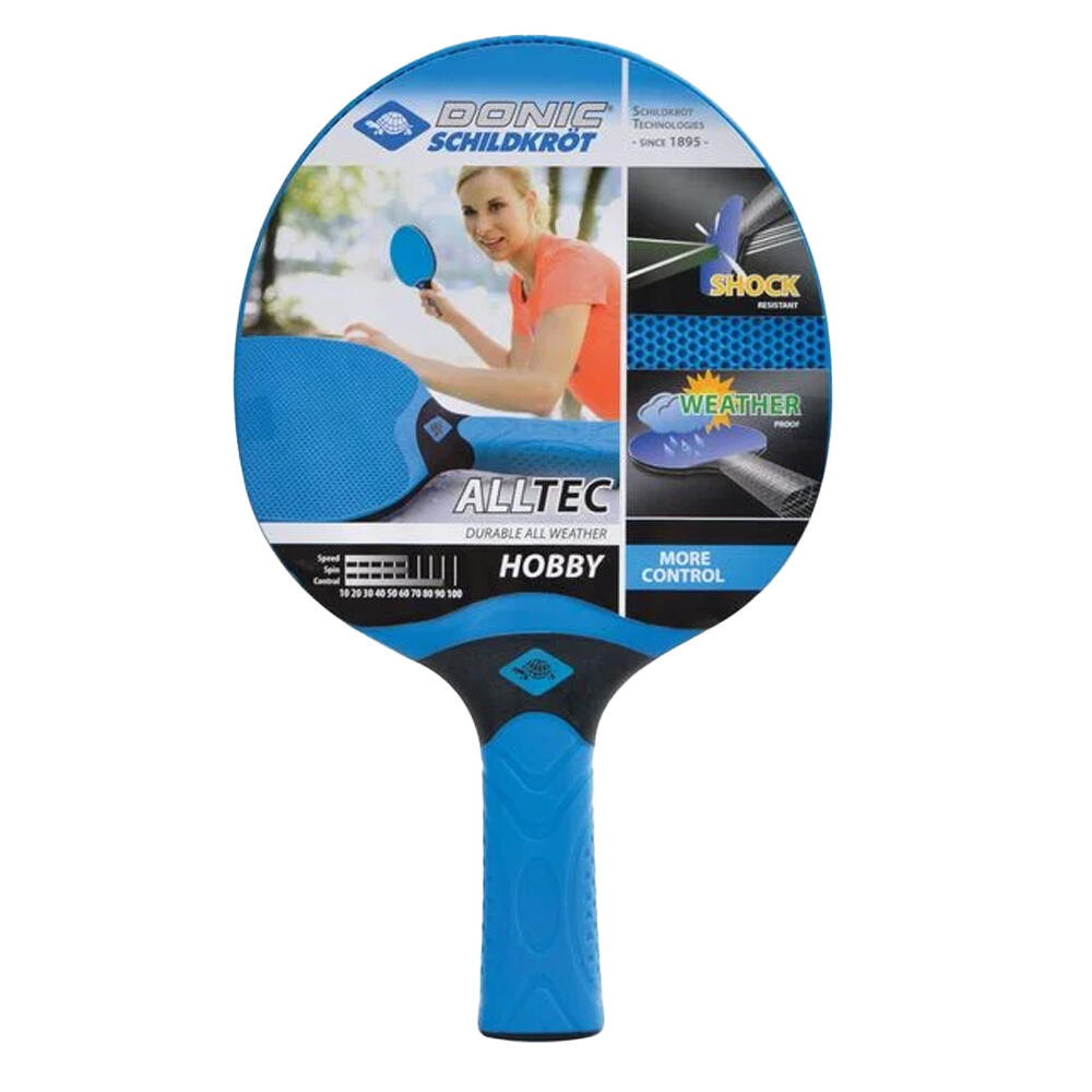 Alltec Hobby Table Tennis Bat (Blue/Black) DONIC SCHILDKROT | Decathlon