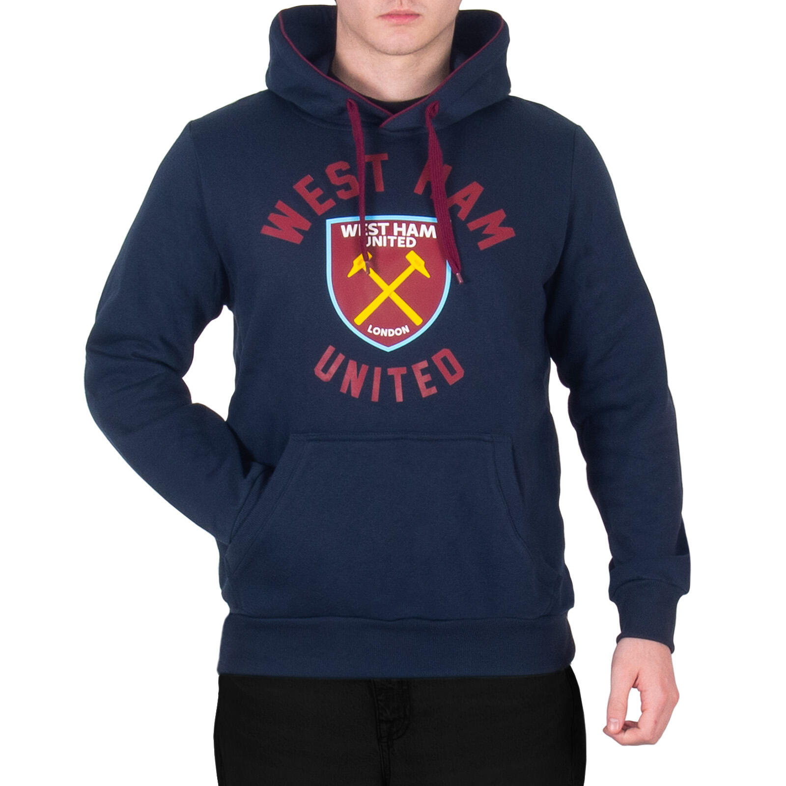 West Ham United FC Mens Hoody Fleece Graphic OFFICIAL Football Gift ...