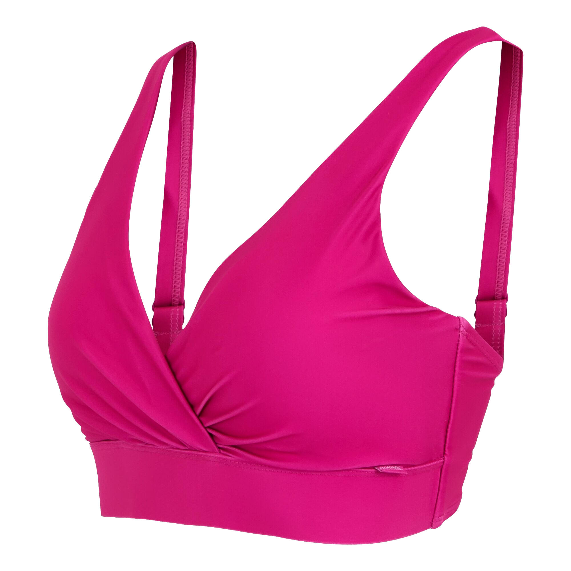 Womens/Ladies Paloma Plain Bikini Top (Pink Fusion) REGATTA | Decathlon