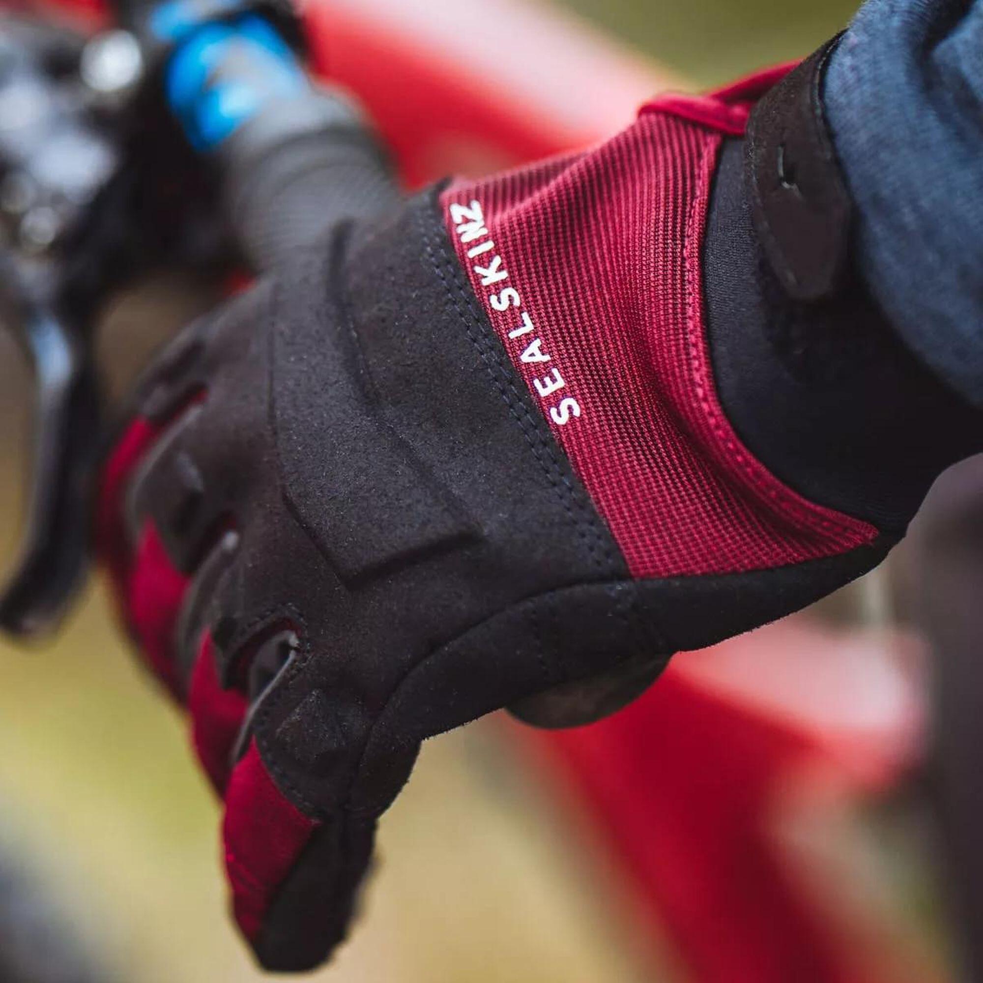 Mens & Ladies Waterproof All Weather MTB Mountain Bike Gloves | Decathlon