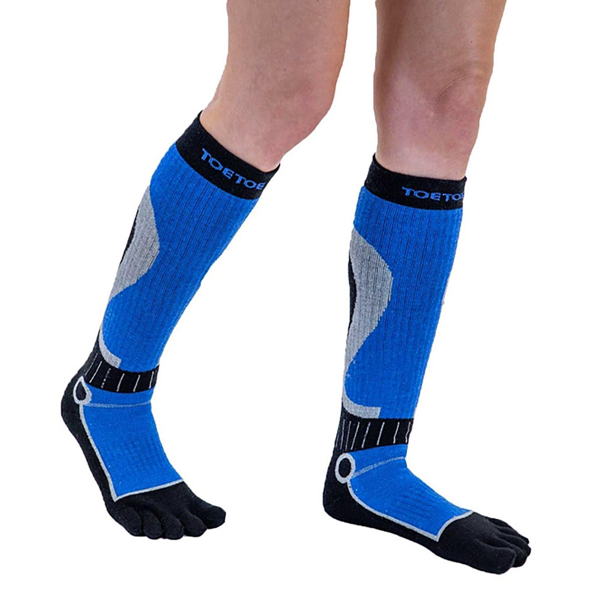 Knee-High Sports Toe Socks - 1 Pack Ski/Snow Toe Socks for Men and ...