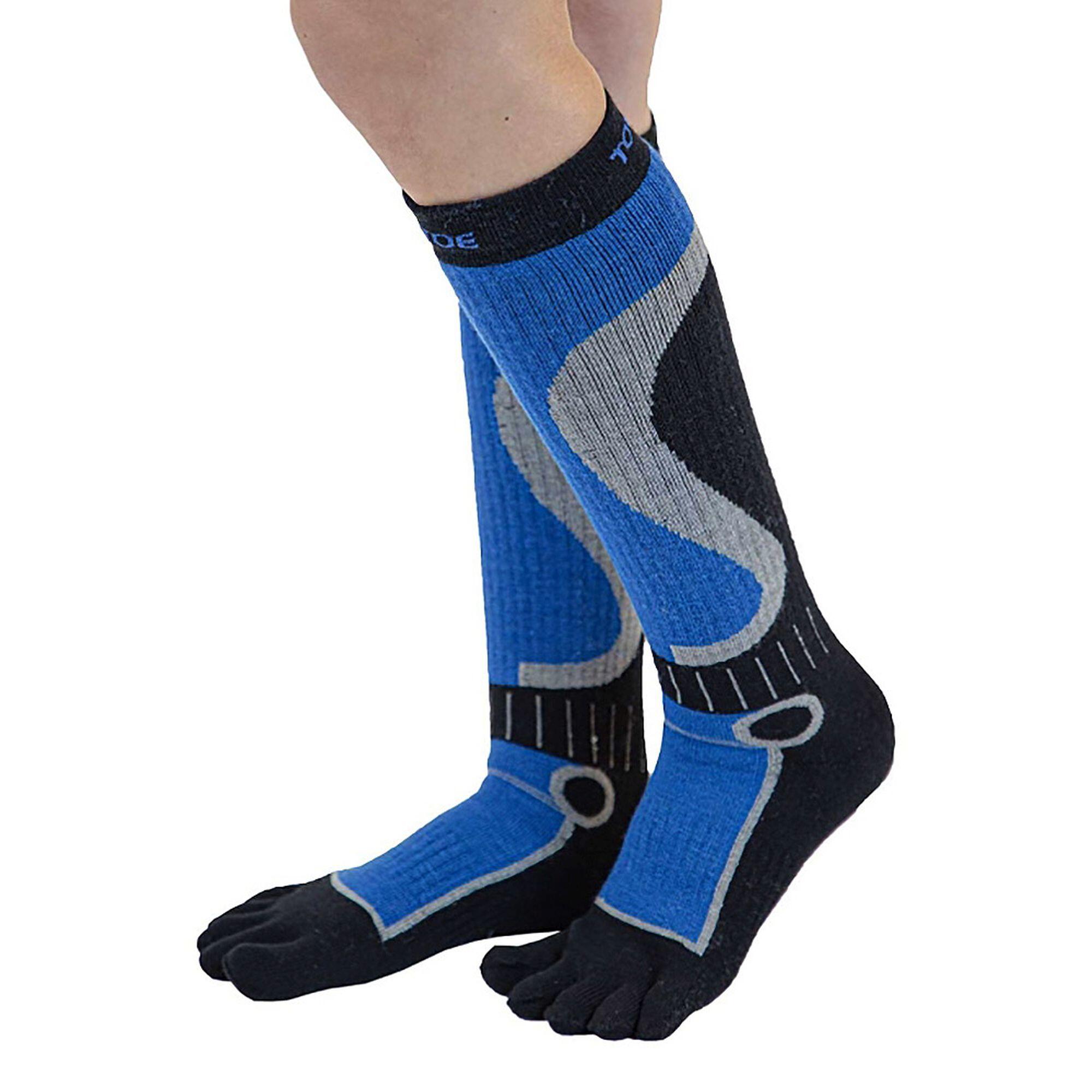 Knee-High Sports Toe Socks - 1 Pack Ski/Snow Toe Socks for Men and ...