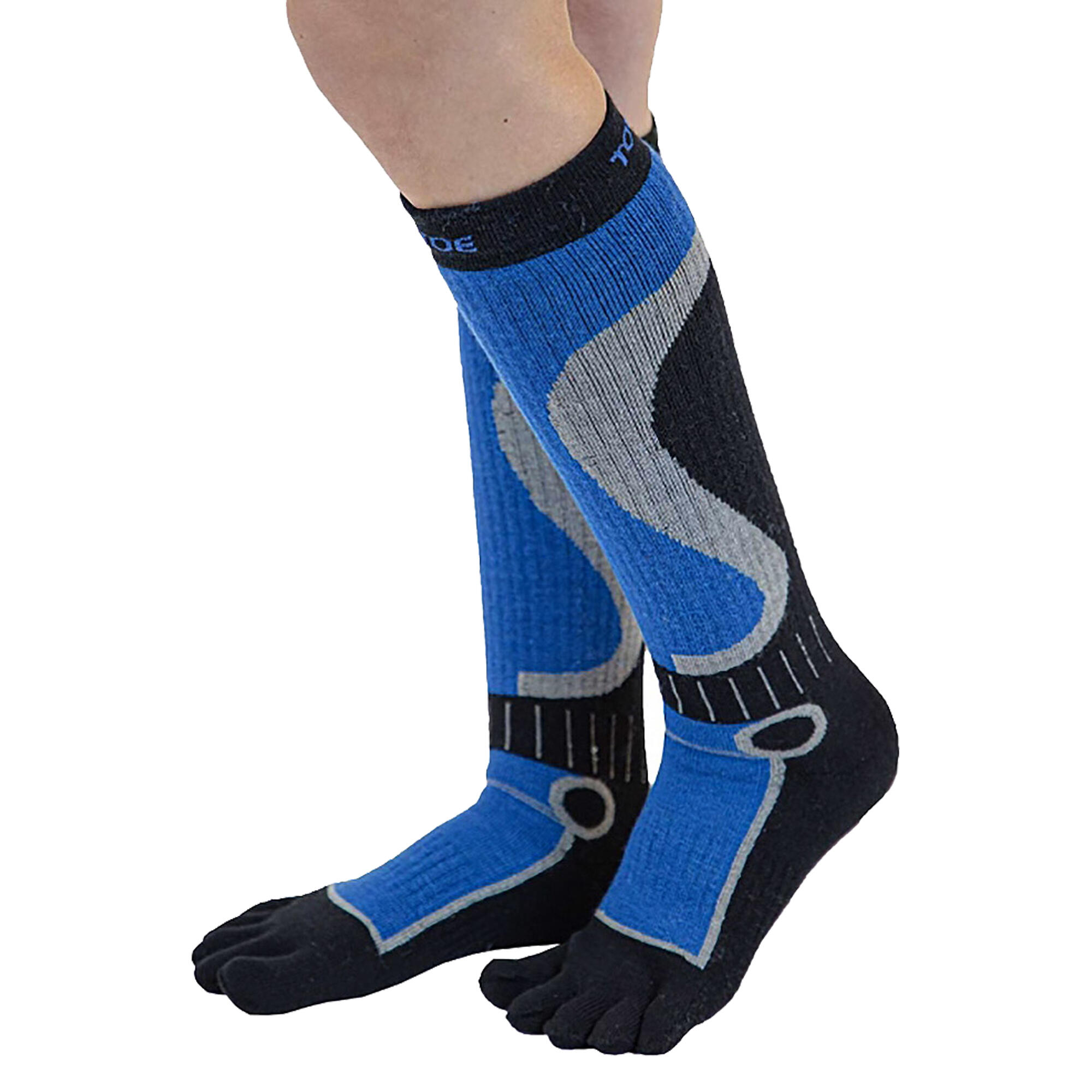 Knee-High Sports Toe Socks - 1 Pack Ski/Snow Toe Socks for Men and ...