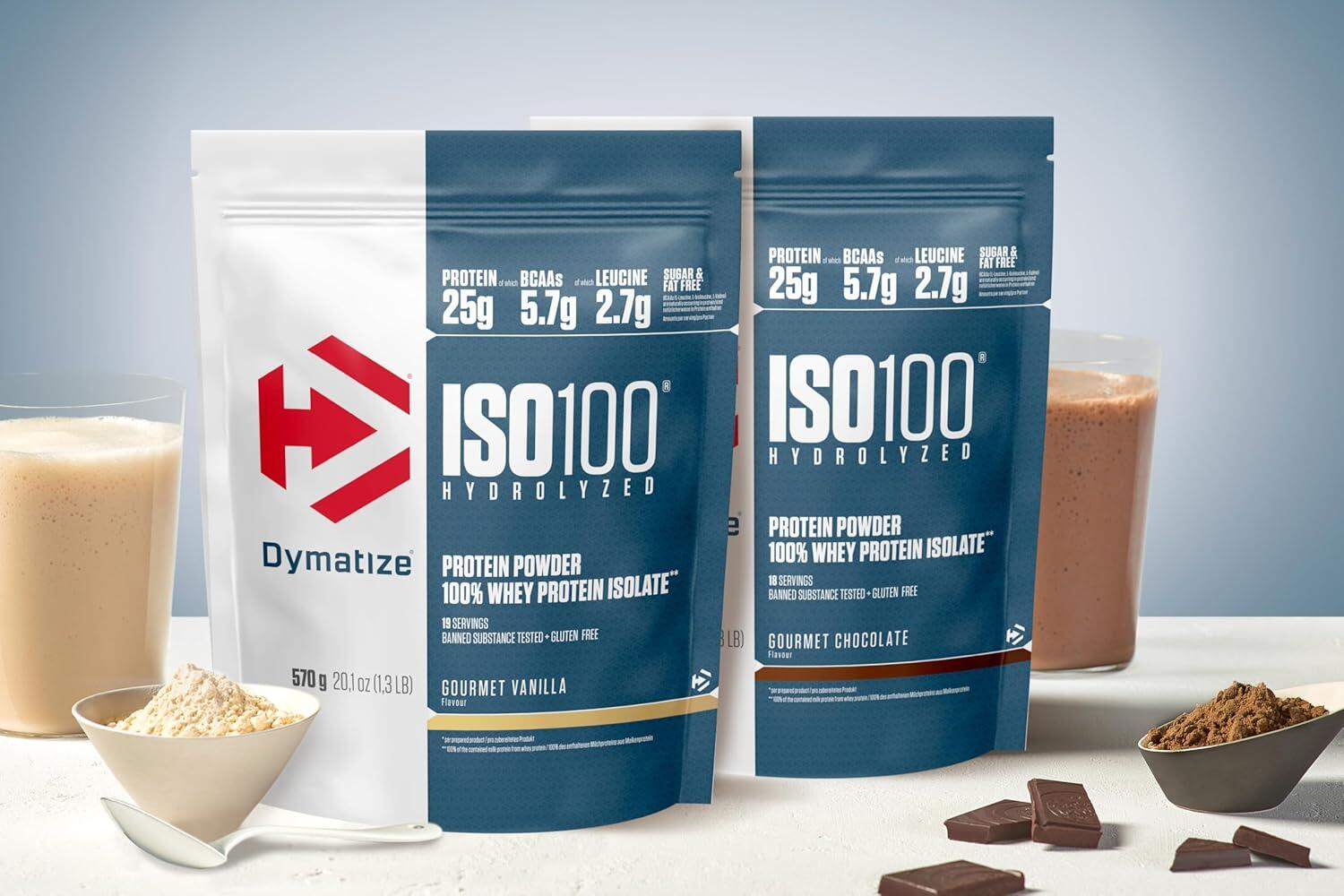 Doy Bag ISO 100 Chocolate 576g Gourmet Chocolate DYMATIZE | Decathlon