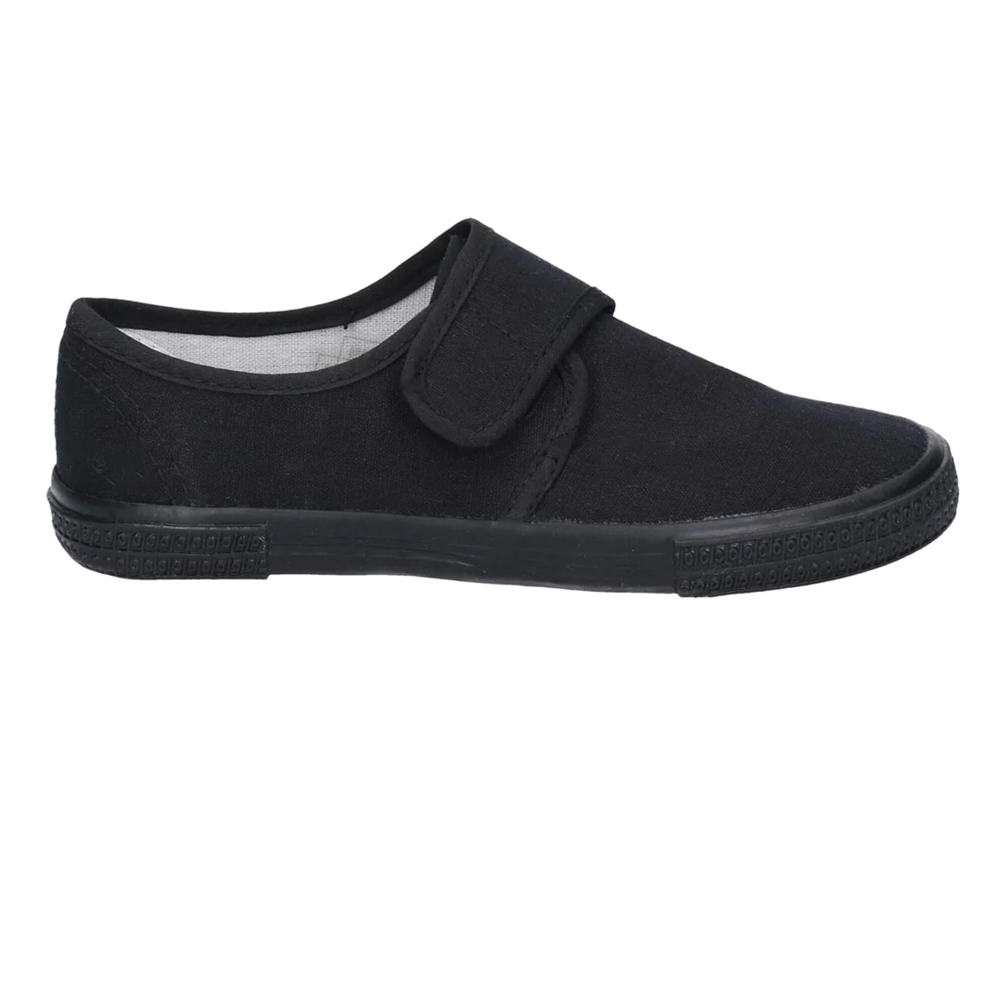 Plimsolls (BOXED) / Boys/Girls Trainers / Unisex Plimsolls (Black ...