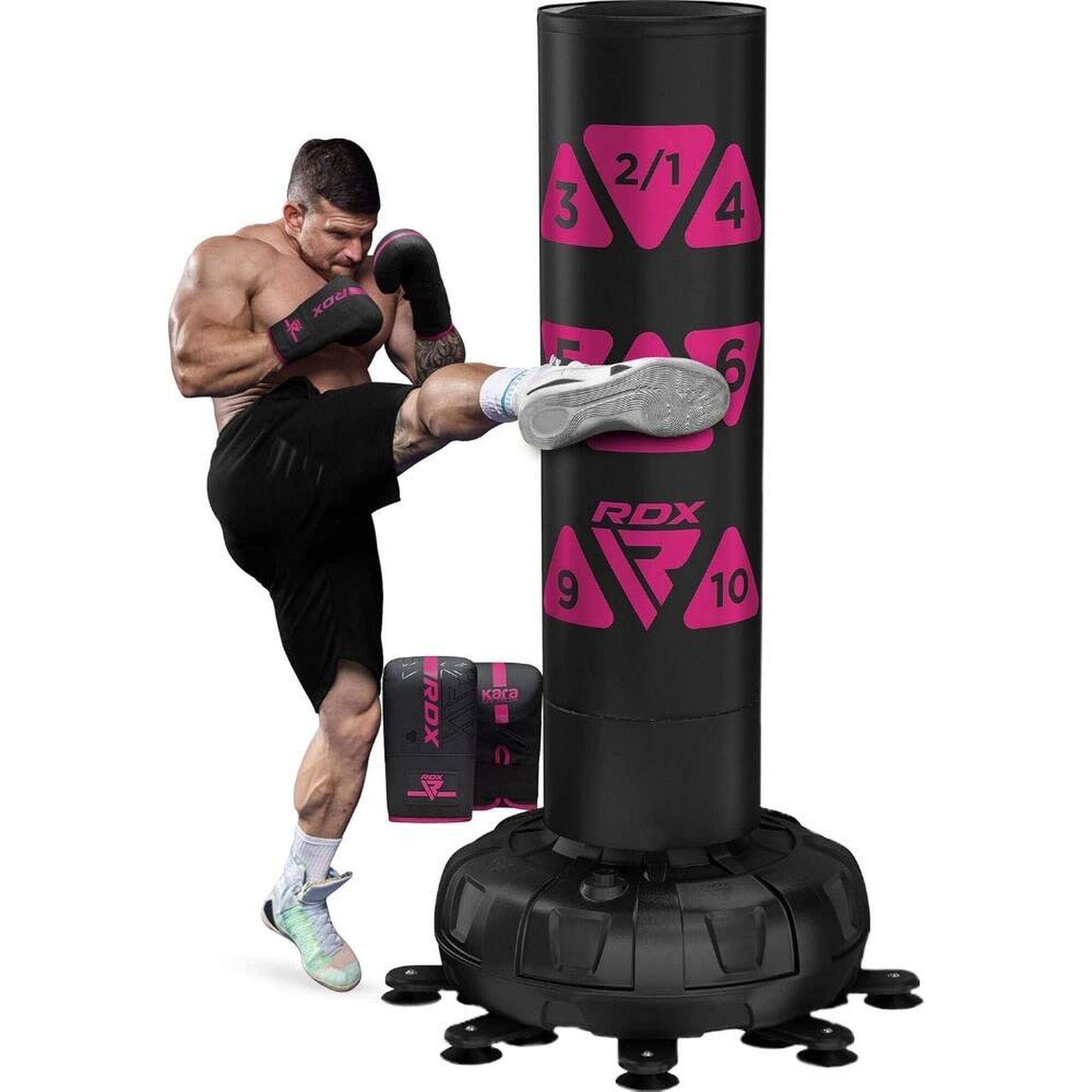 RDX SPORTS - Set sac box RDX KT Ronin 6FT 2-in-1, mănuși incluse, Roz ...