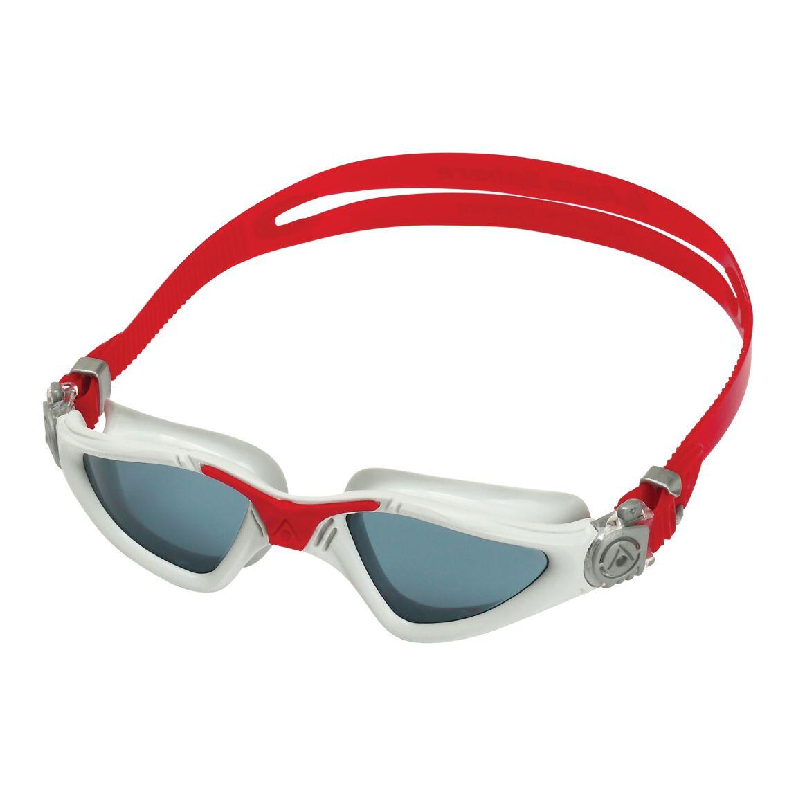 Aqua Sphere Kayenne Iridescent Mirrored Goggles - Grey/ Red | Decathlon