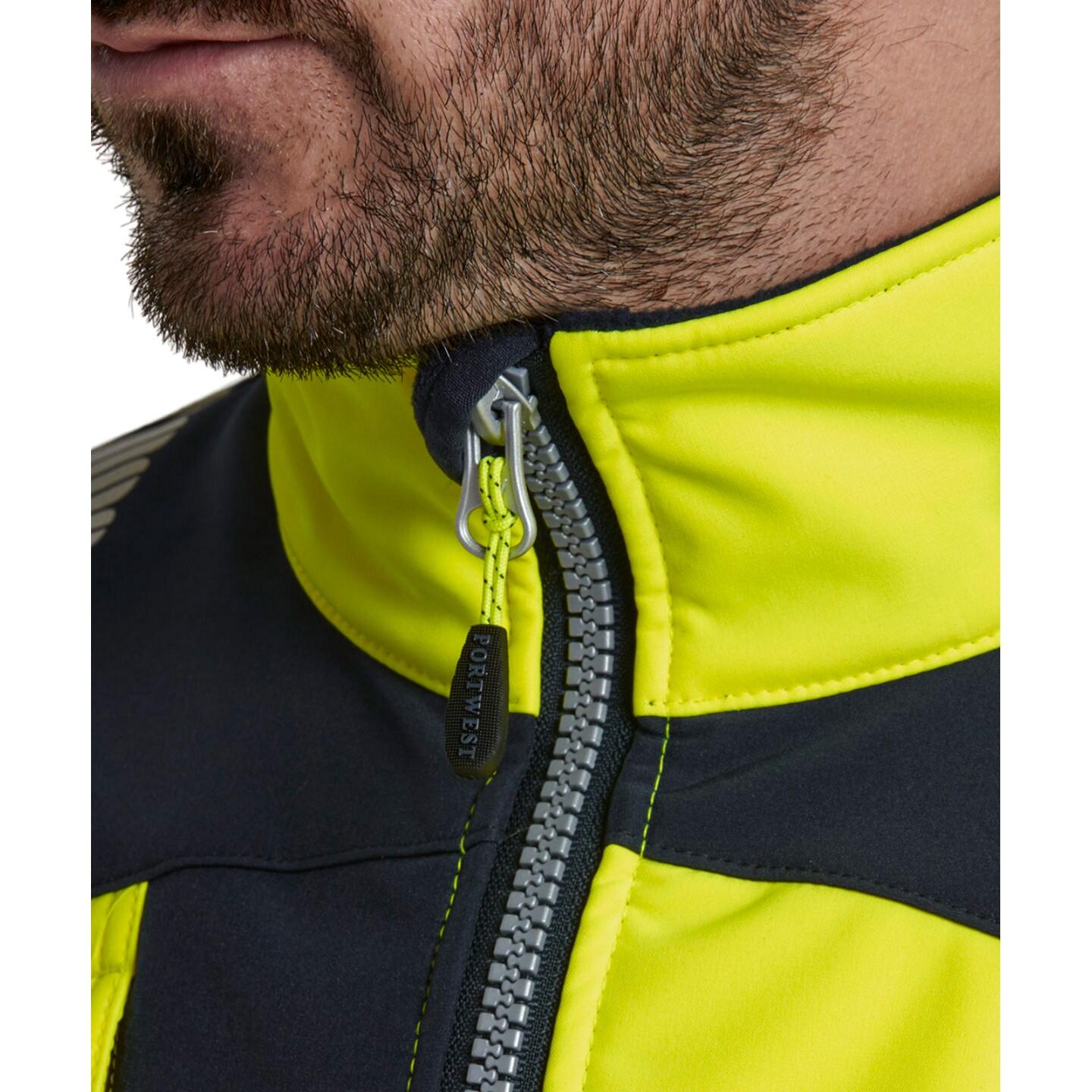 Unisex Adult PW3 HiVis Soft Shell Jacket (Yellow/Black) | Decathlon