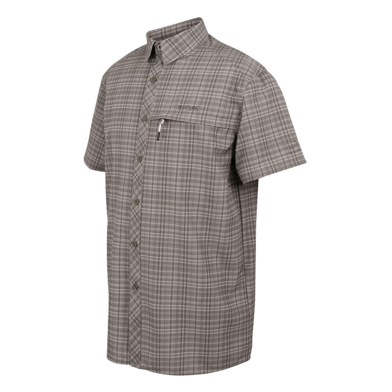 Chemise Voyage Motif/style À Carreaux Homme (Glacier) REGATTA | Decathlon