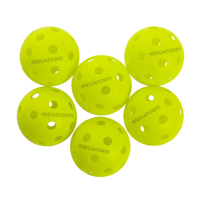 Pickleball labdák Megaform Indoor 2023 (x6) MEGAFORM - Decathlon