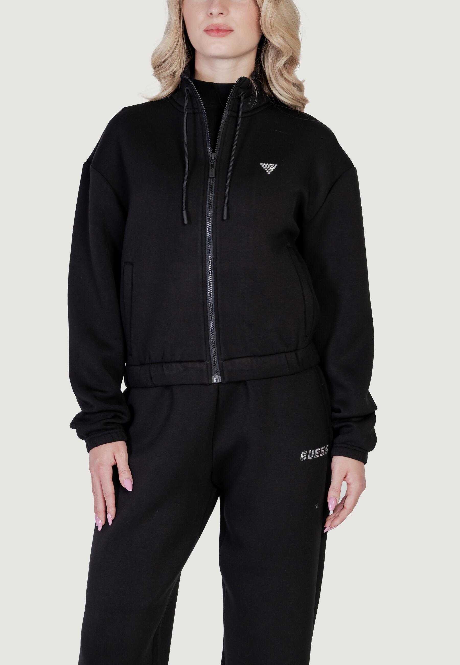 Felpe Donna CECILIA SCUBA ZIP Nero GUESS ACTIVE | Decathlon
