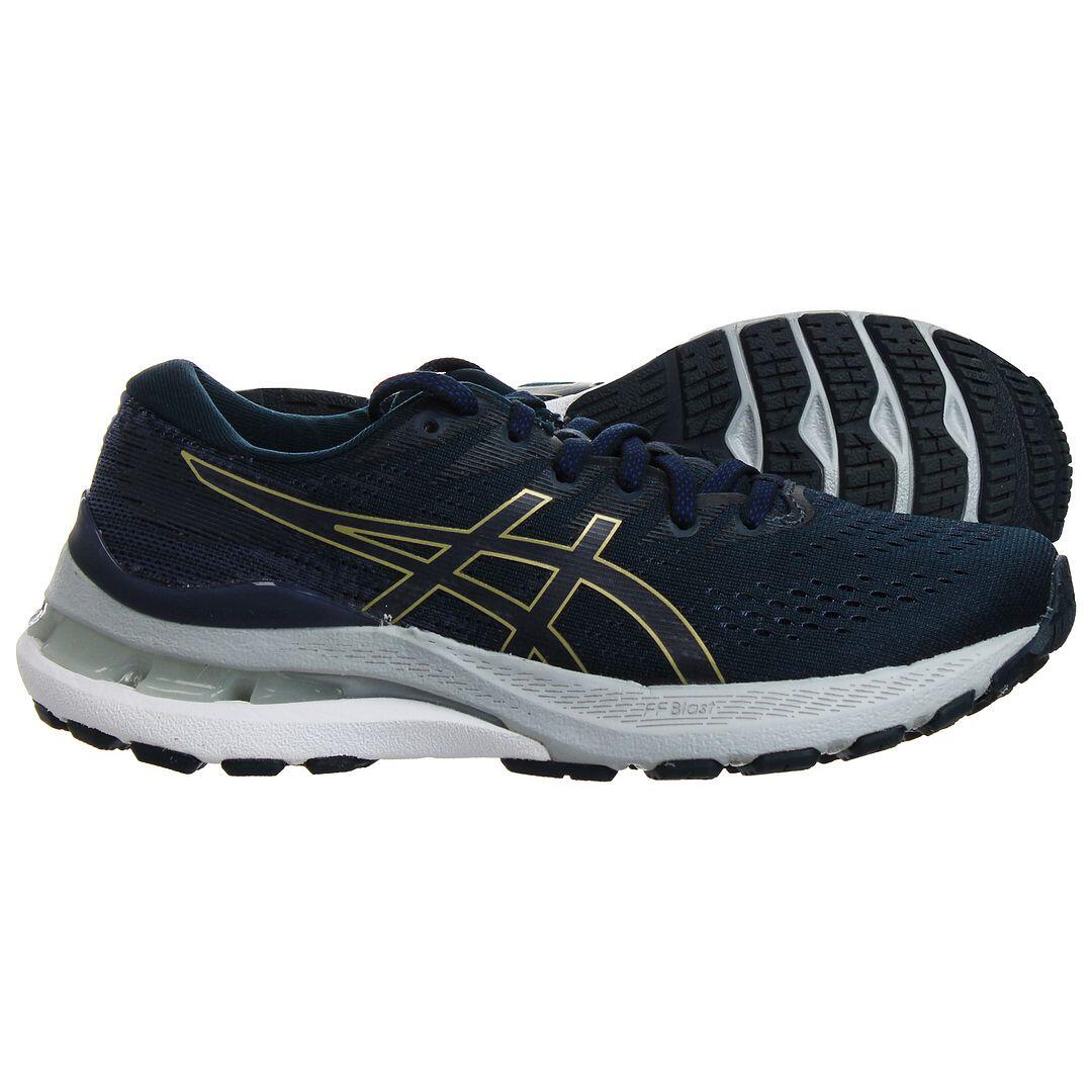 Asics Gel-Kayano 28 Womens Blue Running Trainers ASICS | Decathlon